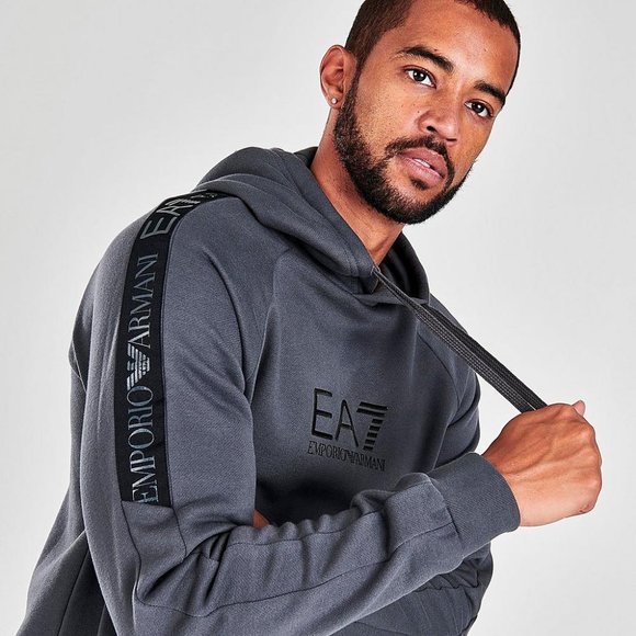 Emporio Armani | Sweaters | New Mens Ea7 Emporio Armani Tape Hoodie | Poshmark